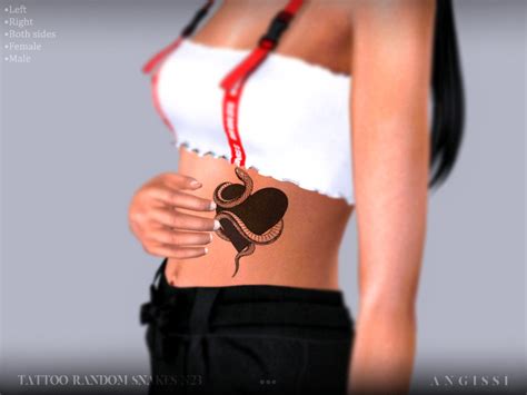 The Sims Resource Tattoo Random Snakes N