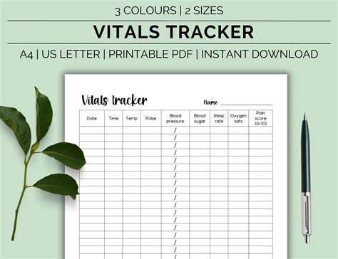 Blank Vital Signs Chart Printable Blank Vital Signs Chart