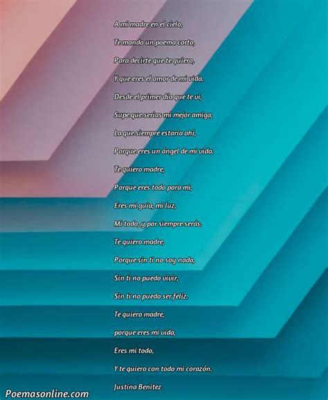 Cinco Poemas Para La Madre Corto Poemas Online
