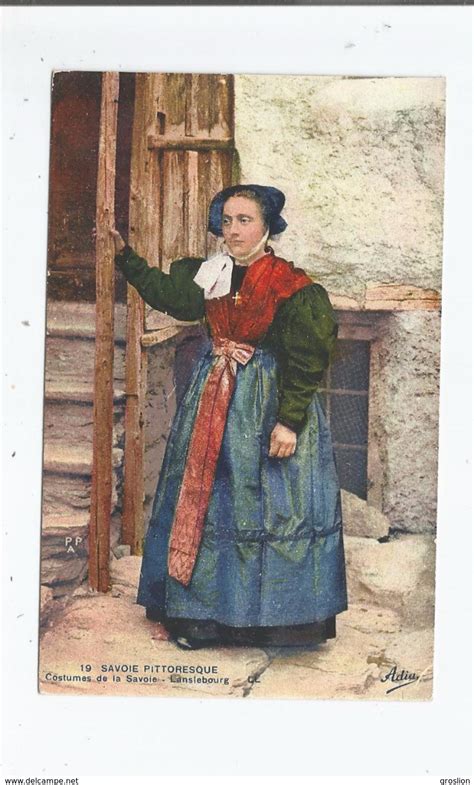Autres non classés LANSLEBOURG 19 SAVOIE PITTORESQUE COSTUMES DE LA