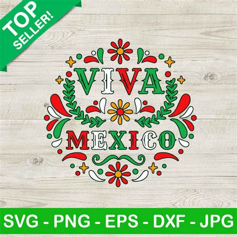Viva Mexico SVG Viva Mexico Papel Picado SVG Independencia De Mexico