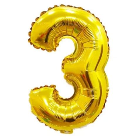 Ripley GLOBO NUMERO METALIZADO 40 PULGADAS DORADO 3