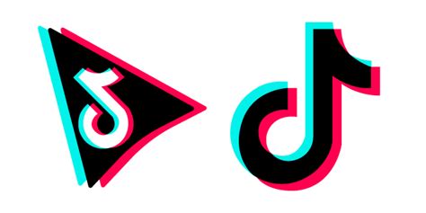 Custom Cursor Browser Extension Tiktok Sticker Pngtik Tok Logo Png