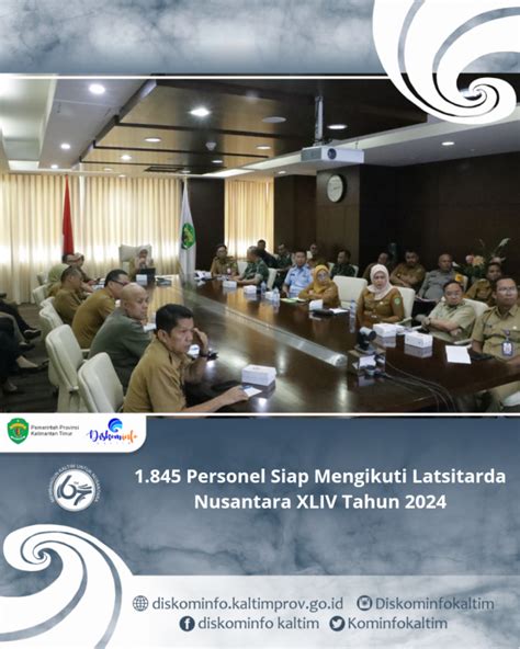 1 845 Personel Siap Mengikuti Latsitarda Nusantara XLIV Tahun 2024