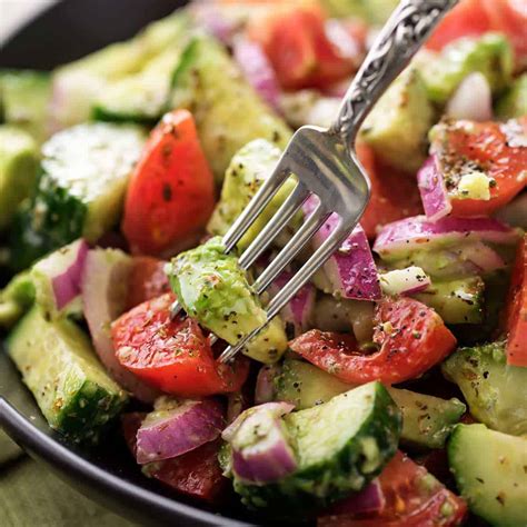 Greek Salad Recipe The Chunky Chef
