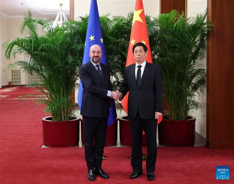 China S Top Legislator Meets With European Council President BELT AND