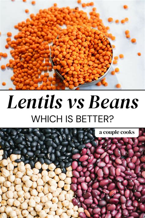 Lentils Vs Beans A Couple Cooks