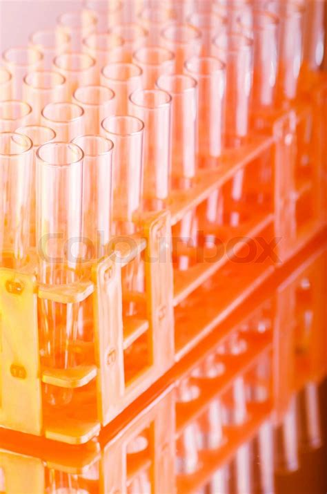 Chemical Glass Tubing In Lab Stock Image Colourbox