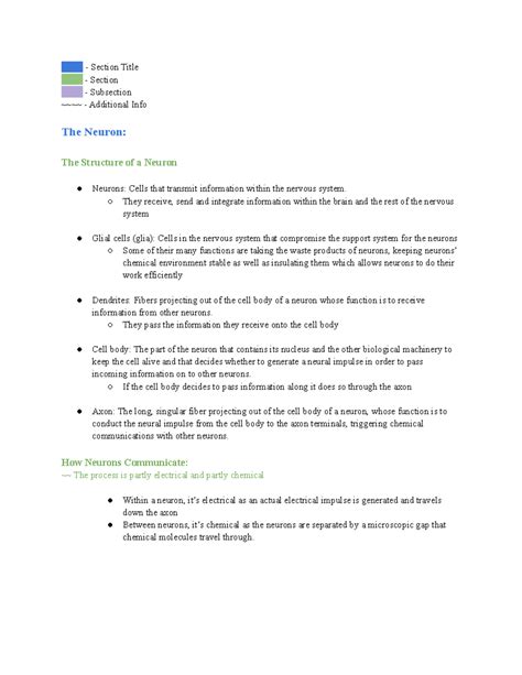 Psych Ch Notes Section Title Section