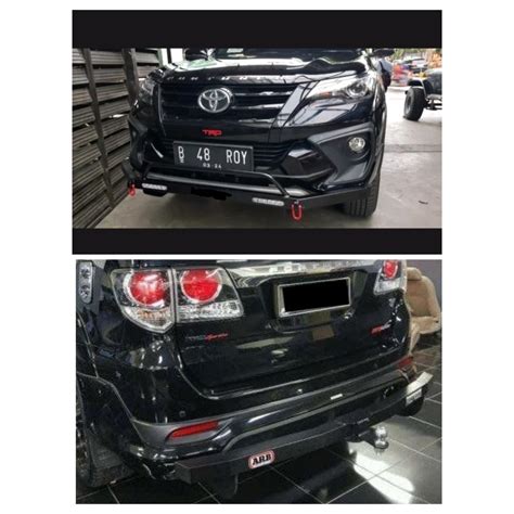 Jual Paket Tanduk Mini Besi Depan Towing Bar Besi Belakang Arb Mobil