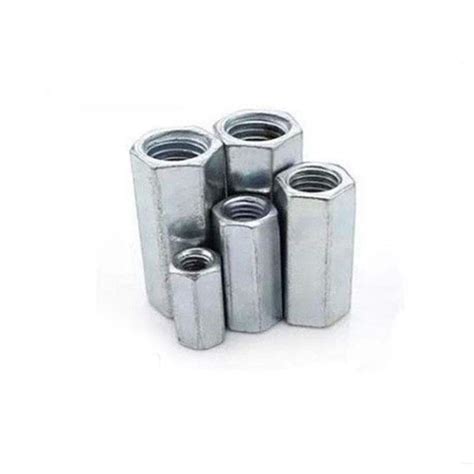 5pcs 2pcs M5 M6 M8 M10 M12 Accouplement à tige hexagonale en acier