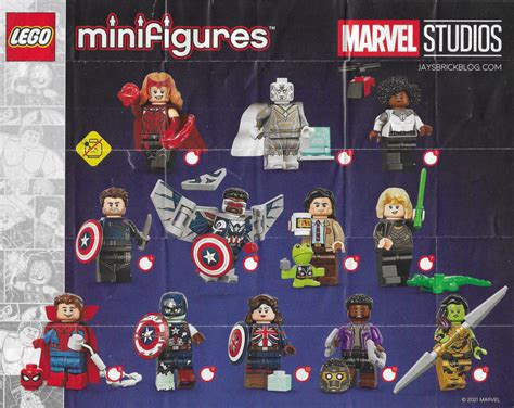 Review LEGO Marvel Studios Minifigures Series Jay S Brick Blog