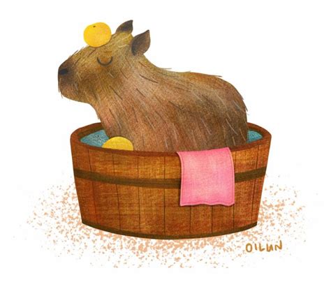 Adorable Capybara Illustration