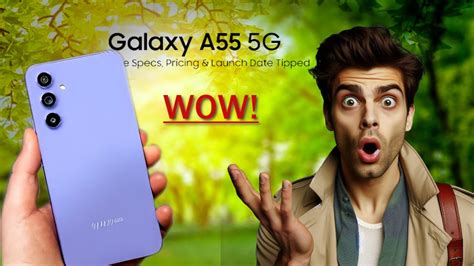Samsung Galaxy A55 5G Ice Blue Unboxing First Look YouTube