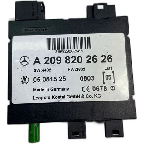 MERCEDES CLK W209 STEROWNIK MODUŁ KEYLESS a2098202626 za 170 zł z