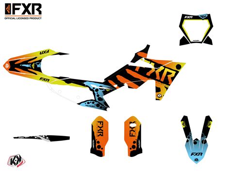 kit déco motocross ktm fxr dart frog série Kutvek