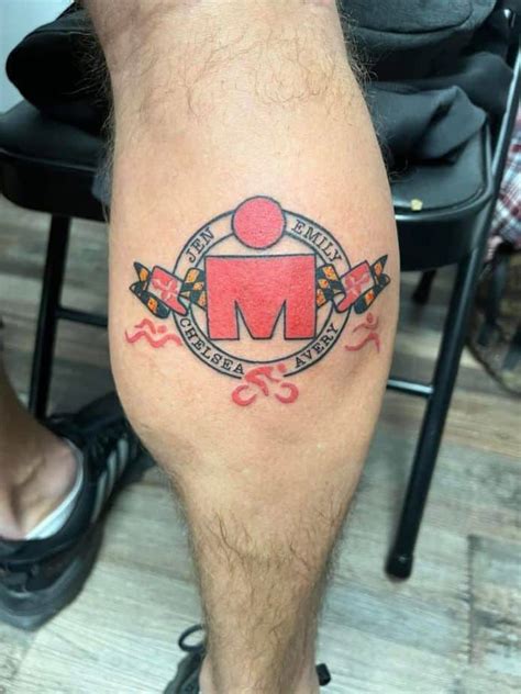 Ironman Tattoo Ankle