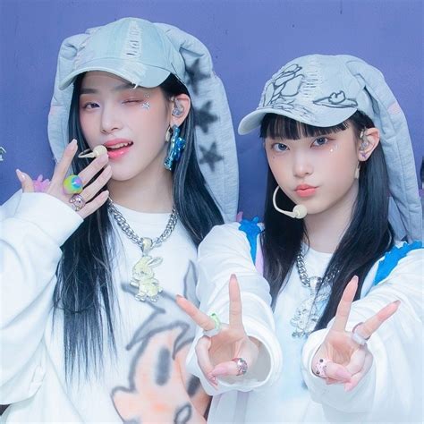 Minji Haerin Kpop Profiles Bunny Hat Extended Play I Icon