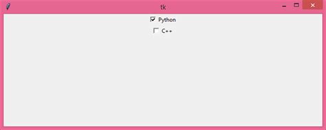 如何在python tkinter中从复选框获取输入？ 极客教程