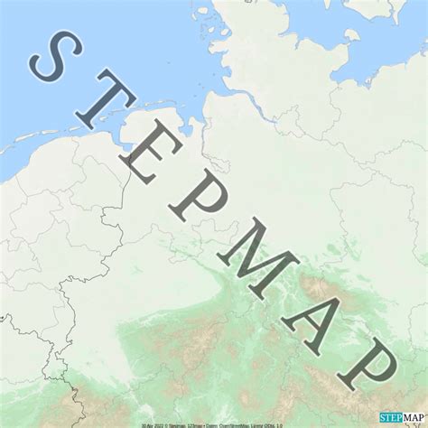 StepMap Norddeutschland Landkarte für Deutschland