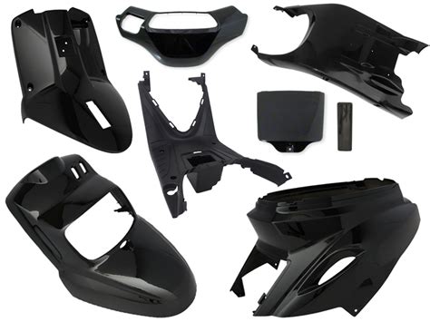 Kit carénages noir MBK Booster Yamaha Bws depuis 2004