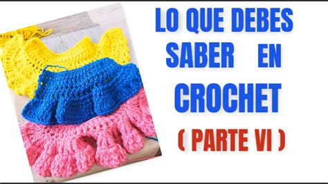 CROCHET Tipos De Volantes YouTube