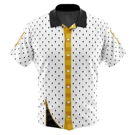 Bruno Bucciarati Jojos Bizarre Adventure Button Up Hawaiian Shirt