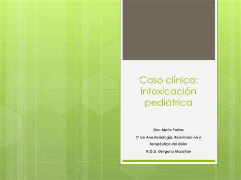 PDF Caso clínico intoxicación pediátrica ucm es C pdf cuadro de