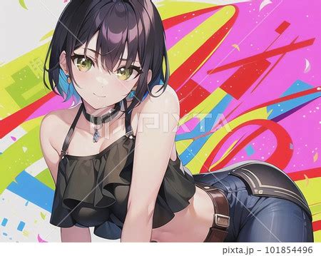 女性 女の子 イラスト アニメ 漫画 美少女 萌え キャラクター コスプレ 二次元 デジタル 日本 のイラスト素材 101854496