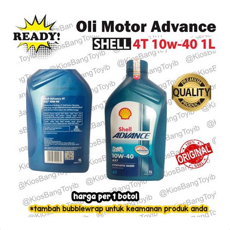 Jual Oli Motor Shell Advance T Ax Sae W Synthetic Based Liter