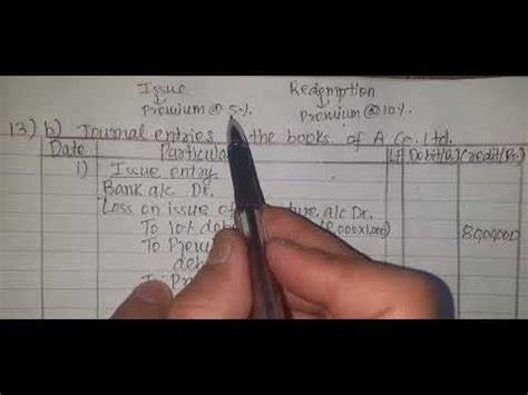 Accounting For Debenture Solution Class New Model Question Set