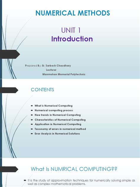 numerical methods lect1 pdf numerical analysis equations