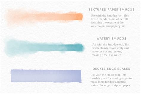 Watercolor Kit Procreate Brushes Design Cuts