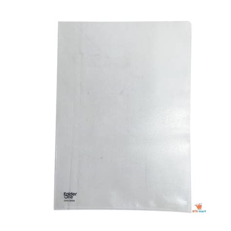 Jual FOLDER ONE Map L Clear Sleeve Holder F4 CPP Kulit Jeruk Lusin