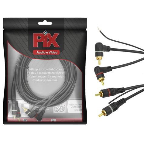 Cabo Rca Metros Mm Blindado Automotivo Profissional Leroy Merlin