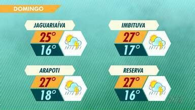 Assistir Boa Noite Paraná Ponta Grossa Tempo chuvoso para Ponta