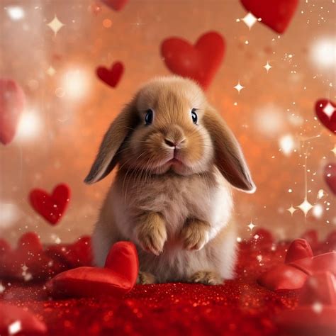Ai Generiert Hase Valentinstag Kostenloses Bild Auf Pixabay Pixabay
