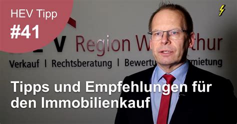 HEV Tipp 41 Tipps und Empfehlungen für den Immobilienkauf HEV