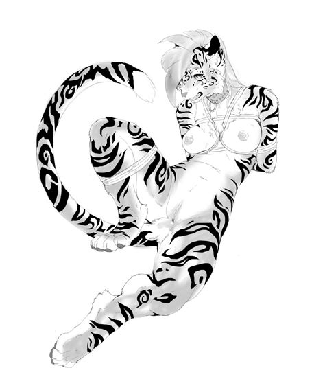 Rule 34 2013 Anthro Arms Behind Back Bondage Bound Breasts Chest Tuft Collar Feline Female Fur