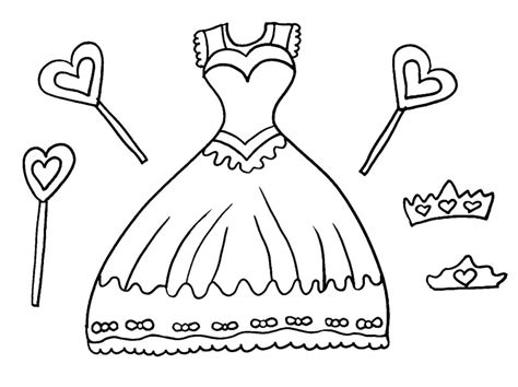 Employé esprit base dessin de robe de soirée a imprimer Choisir Ciel