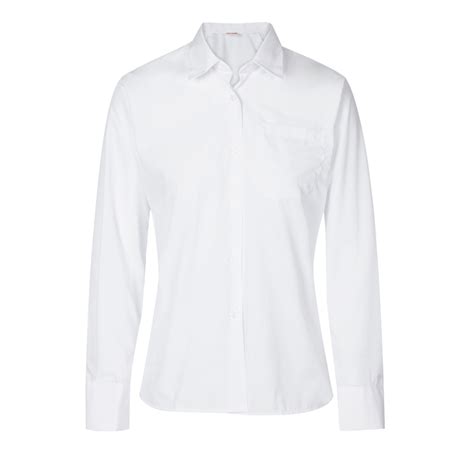 Blusa Entallada Blanca Manga Larga Artel Uniformes