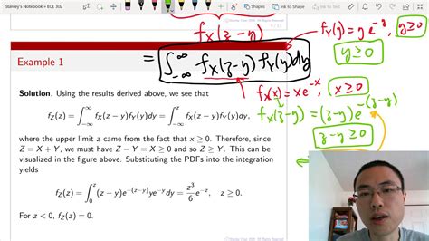 ece 302 lecture 5 7 sum of two random variables examples youtube