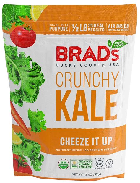 Amazon Brad S Plant Based Organic Cheeze It Up Crunchy Kale Oz