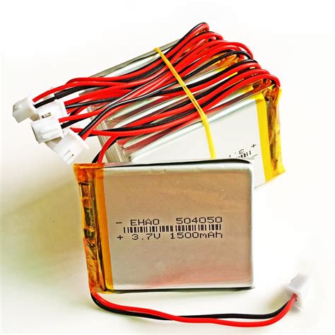 Akumulátor EHAO 504050 1500mAh 3 7V Li pol JST PH 2 0mm 2 pin pro MP3