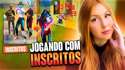 FREE FIRE AO VIVO FF LIVE JOGANDO INSCRITOS RUMO AO MESTRE