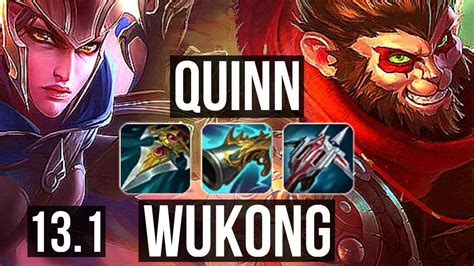 QUINN Vs WUKONG TOP 2 4M Mastery 6 Solo Kills 900 Games