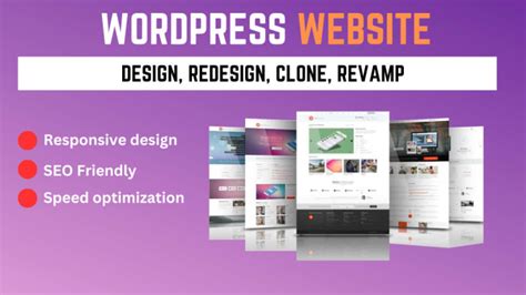 Build Design Redesign Clone Revamp And Customize Wordpress Website