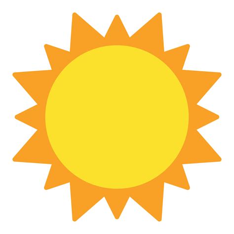 Vector De Icono De Sol Animado En Fondo Blanco Vector En Vecteezy