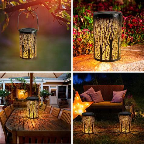 Lampa solarna LED ogrodowa AŻUR balkon taras ogród 13741259079 Allegro pl