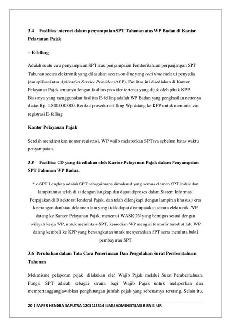 Detail Contoh Surat Permohonan Perpanjangan Pelaporan Spt Tahunan Badan